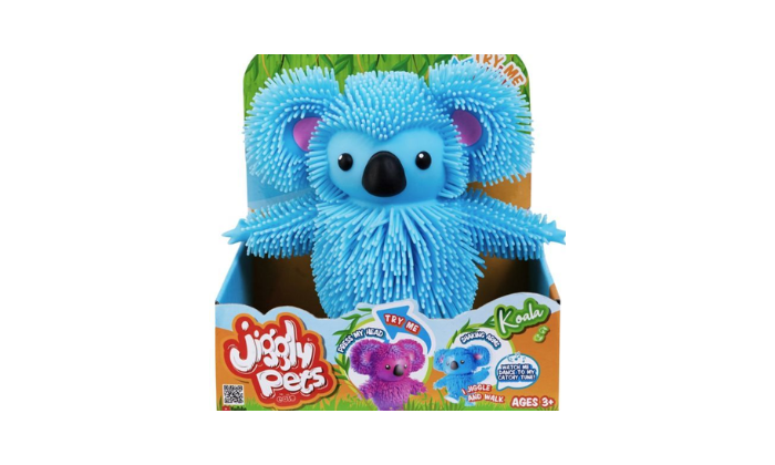 Jiggly Pets - Walking Koala - Parent - Blue - 4 years – Hyperli