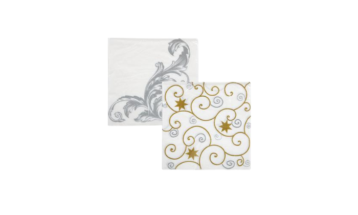 2-Ply Fancy Pattern Serviettes 33cm – Pack of 20 – Hyperli