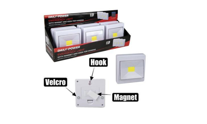 COB Emergency Touch Light (Battery Operated, 3 × AAA) – Hyperli