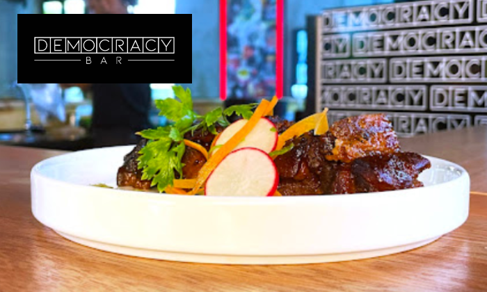 Pay R100, Get a R200 to Spend at Democracy Bar – Food & Drinks Include ...