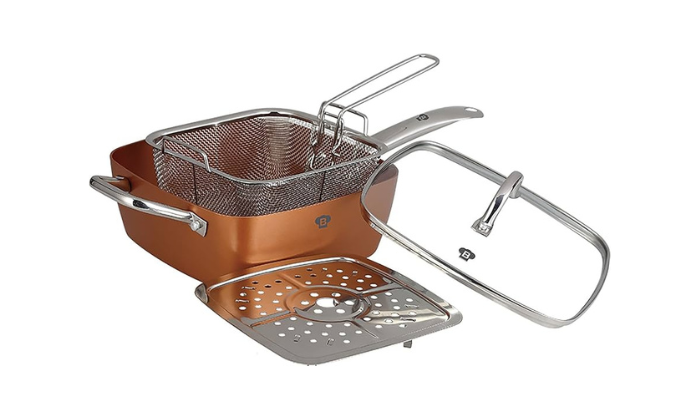 Blaumann 7-Piece Oven Safe Square Pan Set with Kitchen Utensils – Hyperli