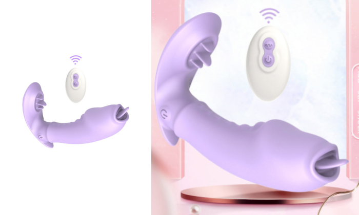 Dual-Action Wearable Vibrator – Tongue & G-Spot Stimulator – Hyperli