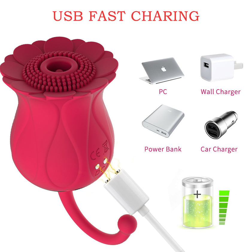 Rose Sucker Clitoral Massage Vibrator – Hyperli
