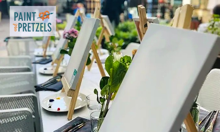 Painting Social Event for 2 including Light Lunch with Paint and Pretz ...