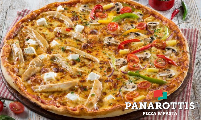 Panarottis Family Feast for 4: Monsterito Duo Pizza + 1L Coke – Hyperli