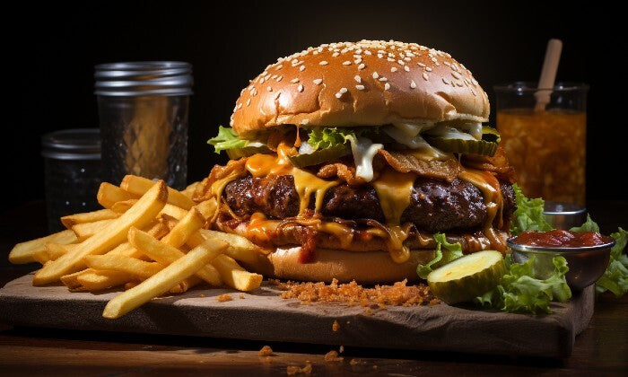 46% off Legendary Rib Burger with Chips & Onion Rings – Hyperli