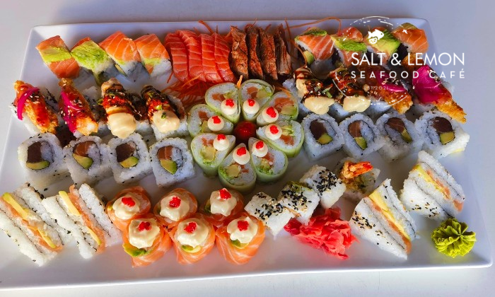 40-Piece Sushi Special at Salt & Lemon Seafood Cafe – Hyperli