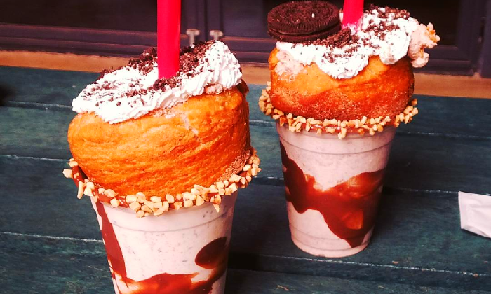 4 x Gourmet filled cronuts or 2 x double thick cronut milkshakes with ...